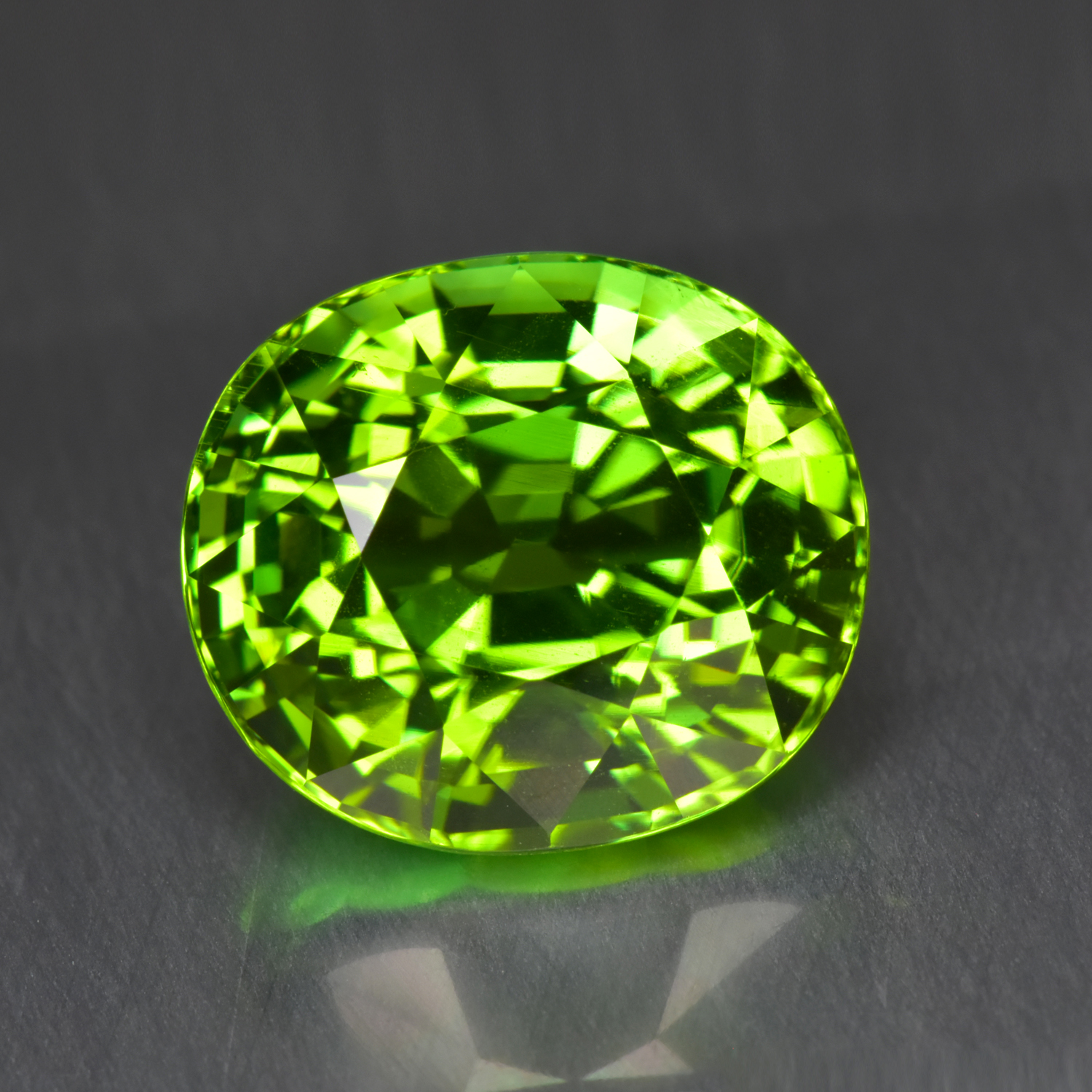 14.22Ct Natural Intense Green Tourmaline - Master Oval Cut - Origin ...